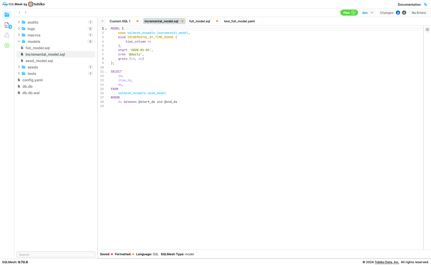 SQL + DataOps = SQLMesh?